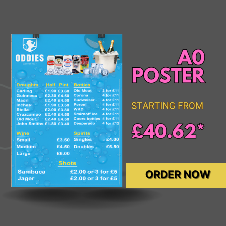 A0 Poster (Vinyl) – printing house